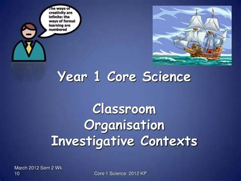ppt year 1 core science classroom organisation investigative contexts