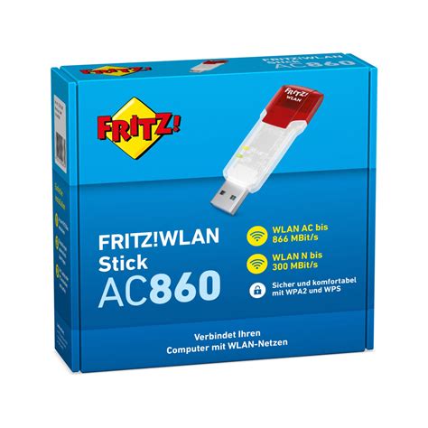 Avm Fritz Wlan Stick Ac 860 Wlan Ac Bis 866mbit Wlan N Bis 300 Mbit