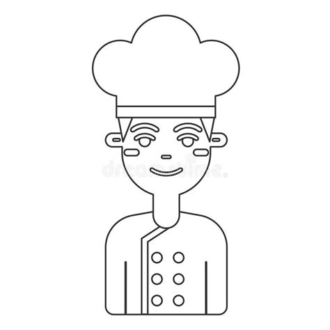 Smiling Male Chef Vector Stock Vector Illustration Of Kitchen 378052782