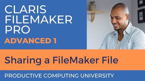 Claris Filemaker Pro Training Sharing Hosting Your File Advanced 1 Course Excerpt 3 Youtube