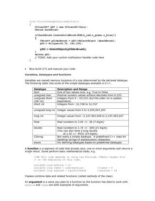 Visual C Tutorial Pdf