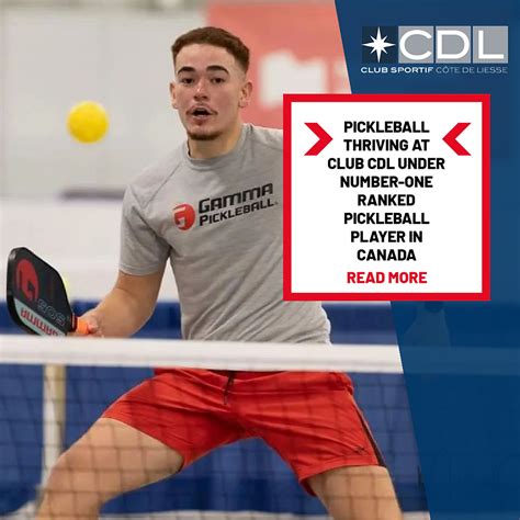 Pickleball Thriving At Club Cdl Under Number One Ranked Pickleball Player In Canada