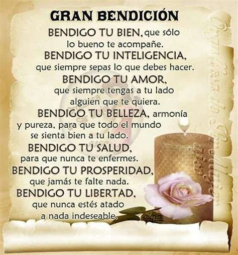Gran Bendiciòn Oraciones Bendiciones Para Ti Oraciones Religiosas