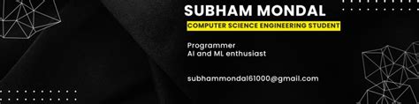 Subham Mondal Mtech Cse Jadavpur University Btech Cse Haldia Institute Of Technology
