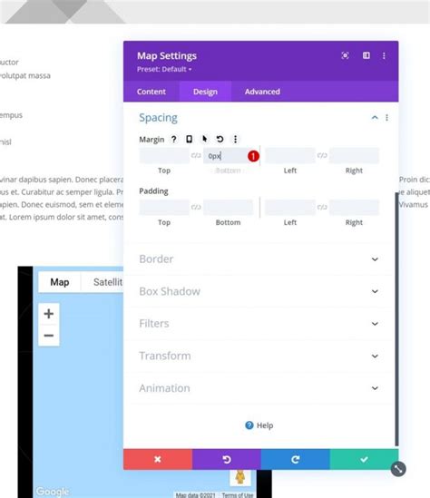 how to add a fixed map toggle to your divi page template