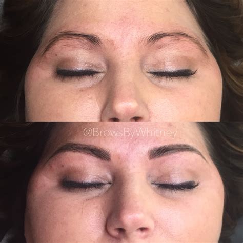 Microblading Before And After Pictures Brows By Whitney