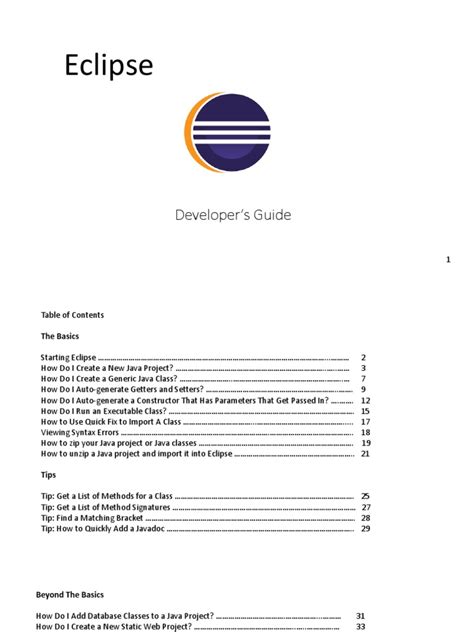 Eclipse Guide Pdf Constructor Object Oriented Programming Programming