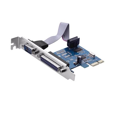 RS RS Serial Port DB Printer Parallel Port LPT To PCI E PCI Express Card Adapter