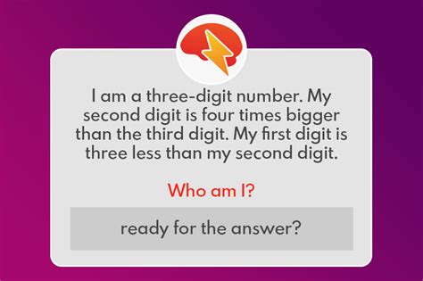 A Three Digit Number BrainyRiddles