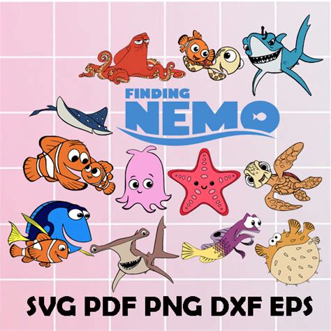 Finding Nemo Svg Finding Nemo Clipart Finding Nemo Png Fi Inspire Uplift