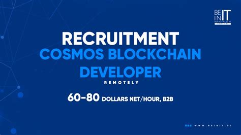 Be In It On Linkedin Cosmos Blockchain Golang Remotely