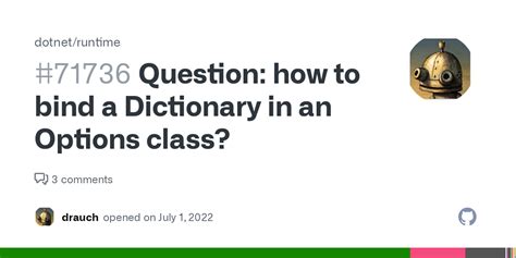 question how to bind a dictionary in an options class · issue 71736