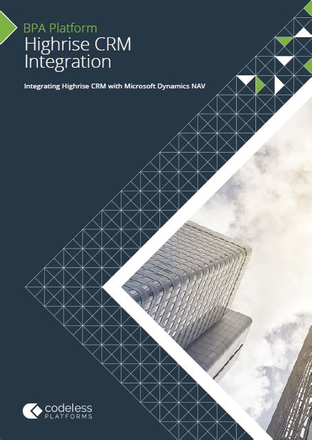 highrise crm microsoft dynamics nav integration
