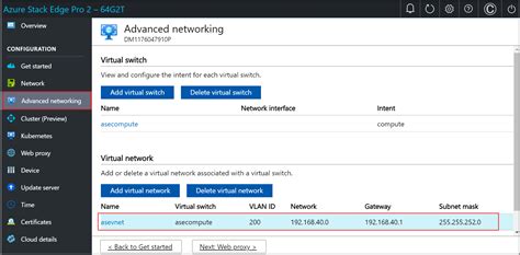 tutorial to configure network settings for azure stack edge pro 2