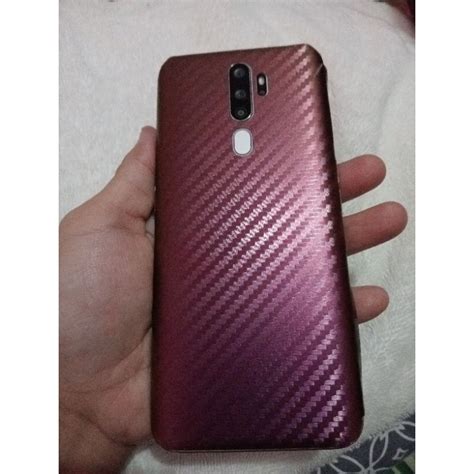 D Carbon Fiber Decal Back Sticker For Oppo Shopee Philippines