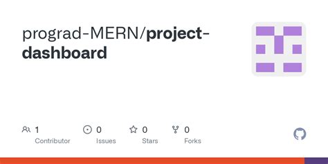 Github Prograd Mernproject Dashboard