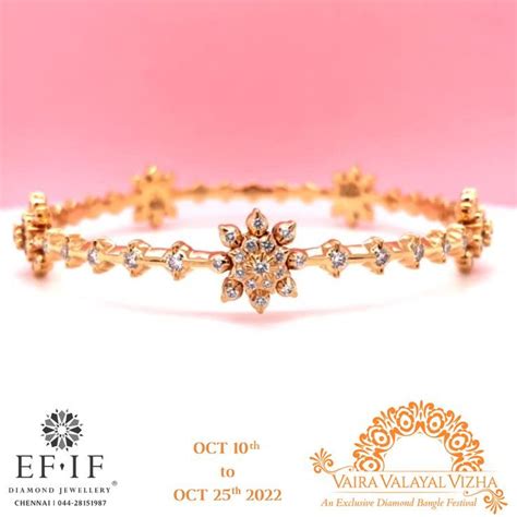Vaira Valayal Vizha Fine Diamond Bangles From Ef If Diamond Jewellery