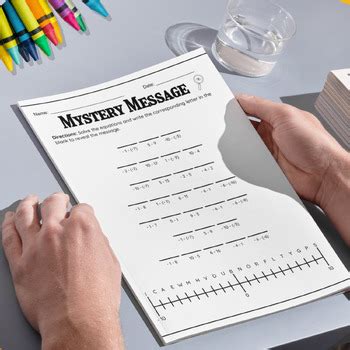 Adding And Subtracting Integers Digital Printable Codebreaker Worksheets
