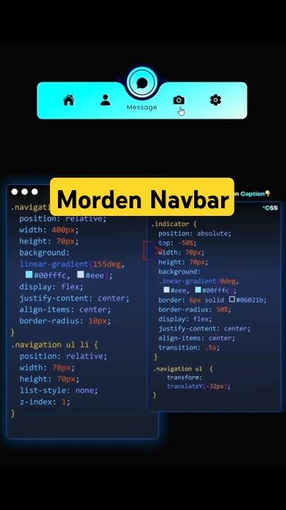 How To Create Stylish Navbar Using Html Css Htmlfullcourse Html