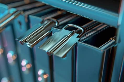 Premium Photo Padlock Login Password Secured Folder Files Generative Ai