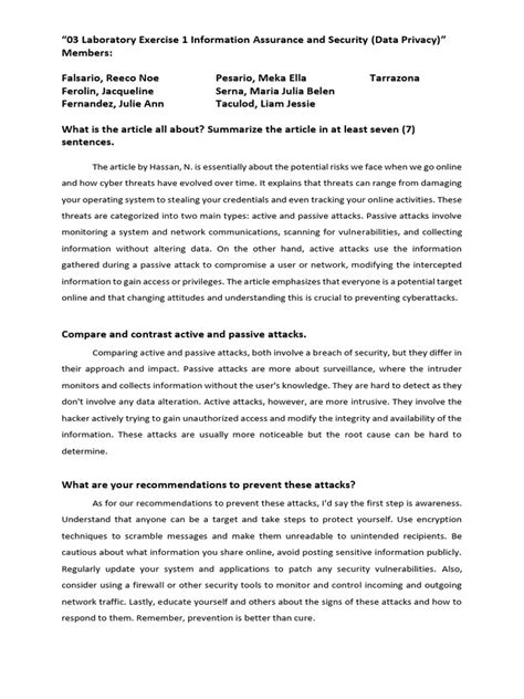 03 laboratory exercise 1 pdf computer security security