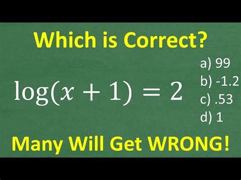 Free Video Solving Logarithmic Equations Understanding The Power Of Logarithms From