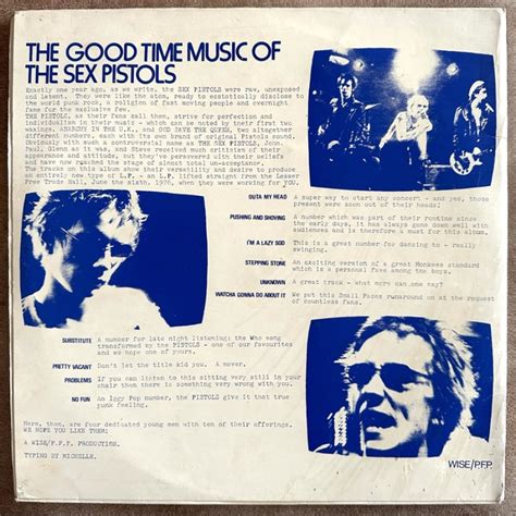 Sex Pistols The Good Time Music Of The Sex Pistols Lp Buy From Vinylnet