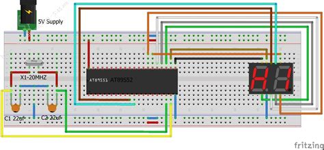 2 Digit 7 Segment Display 00 99 Microcontroller At89s52