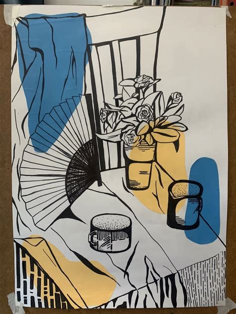 Натюрморт Наброски Рисунки Рисунок тушью