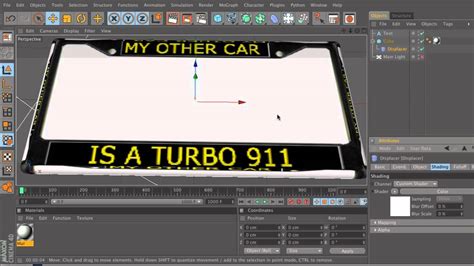 C4D Tutorial: Displacer Deformer - YouTube