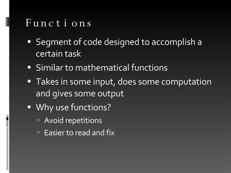 foundations of programming part ii pps programming languages