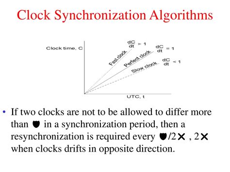 Ppt Clock Synchronization Distributed Systems And Algorithms