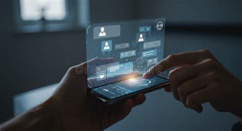 Future Of Customer Service Ai Powered Chatbots On Mobile Stock Illustration Illustration Of