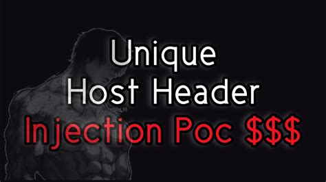 Host Header Injection Bug Bounty Poc Youtube