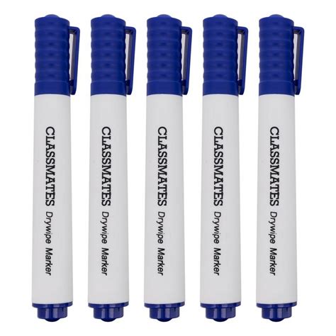 Classmates Whiteboard Marker Blue Chisel Tip Pack Of 10 ABC Babe Supplies