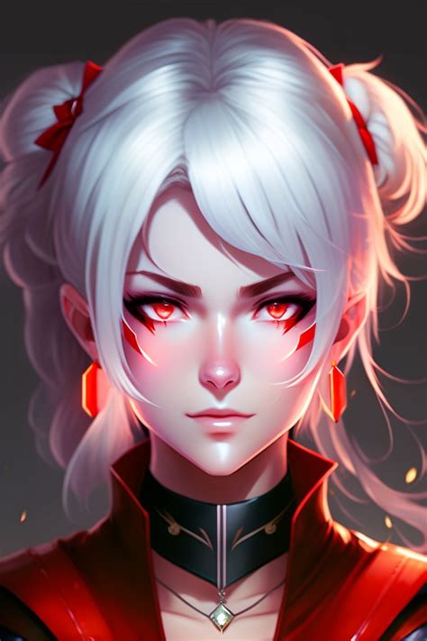 Creepy Anime Girl With White Hair Creepy Anime Girl With White Hair