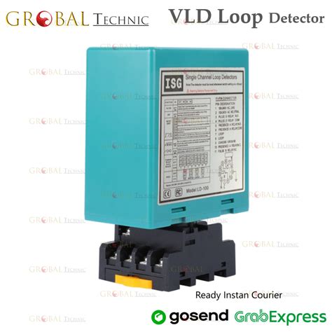 Jual Vehicle Loop Detector GREEN 220V VLD Single Channel Sensor Barrier