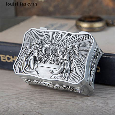 Llth สร้อยคอลูกประคํากล่องเก็บเครื่องประดับคาทอลิกคริสเตียนลูกประคํา