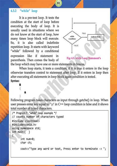 Control Structure Unit Computer Science Th Text Book