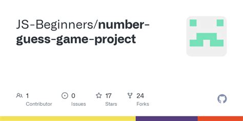 Github Js Beginners Number Guess Game Project