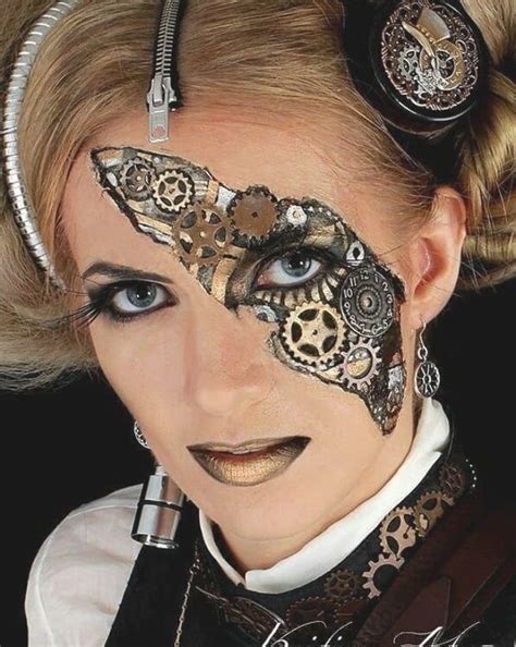Steampunk Makeup Guide How To Glue Gears On Your Skin For Costume
