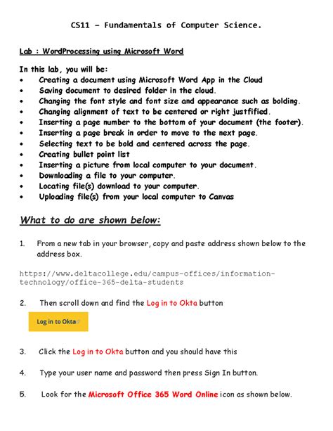 Task Wordprocessing Na Cs11 Fundamentals Of Computer Science