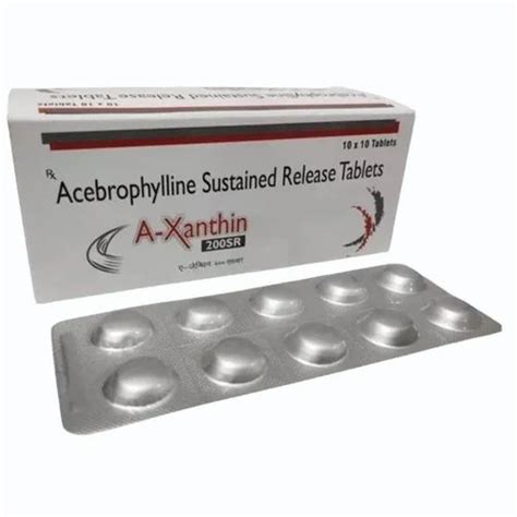 Acebrophylline Sustained Release Tablets Strength 200 Mg At ₹ 150 Box In New Delhi