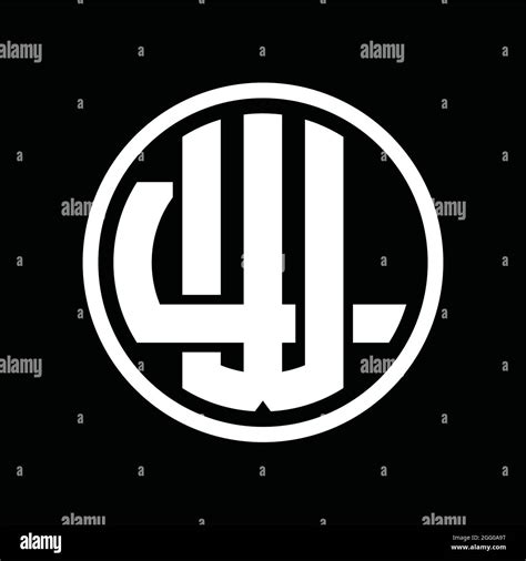 Wl Logo Monogram With Overlapping Style Vintage Design Template Stock Vector Image And Art Alamy