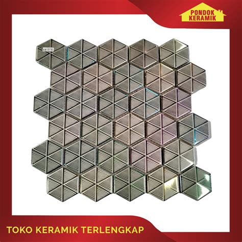 Jual Mosaic Mozaic Mosaik Tile Keramik Mosaic Tile Mosaik Hexagonal
