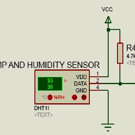 Temperature And Humidity Sensor Simulation Setup Download Scientific Diagram