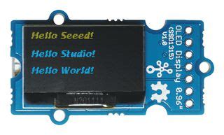 104020249 SEEED STUDIO OLED Display Board 0 96 Yellow Blue 3 3V 5V 128 X 64 Pixels