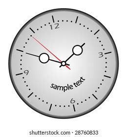 Funny Clock Stock Vector Royalty Free Shutterstock