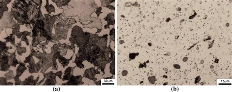 Microstructure A Aisi 1045 Steel And B Aluminium Alloy Download Scientific Diagram