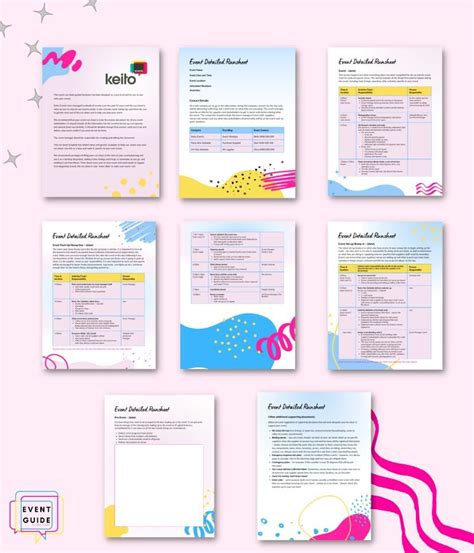 Event Planner Run Sheet Event Management Run Sheet Event Run Sheet Event Run Of Show Event